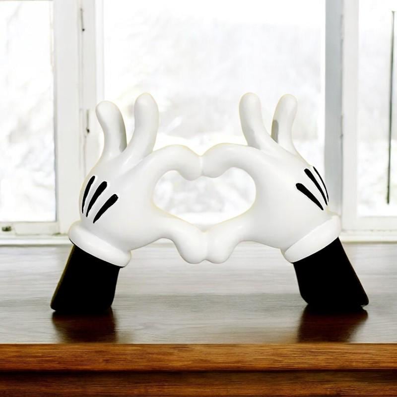 Mickey Mouse Hands Love Heart - Etsy