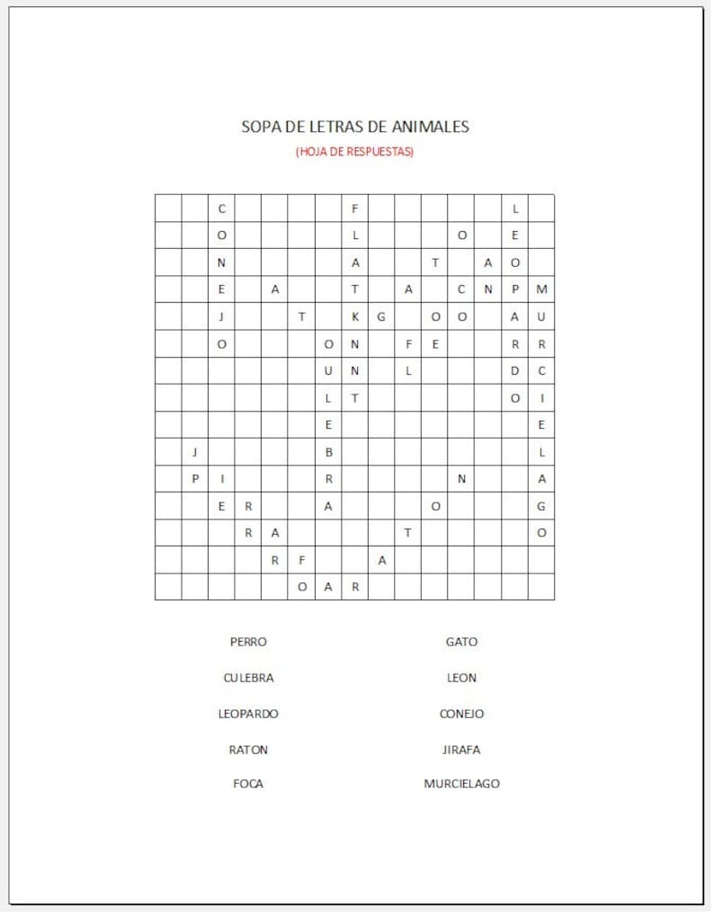 Generador de sopa de letras, hobbies divertidos, generator word search ...