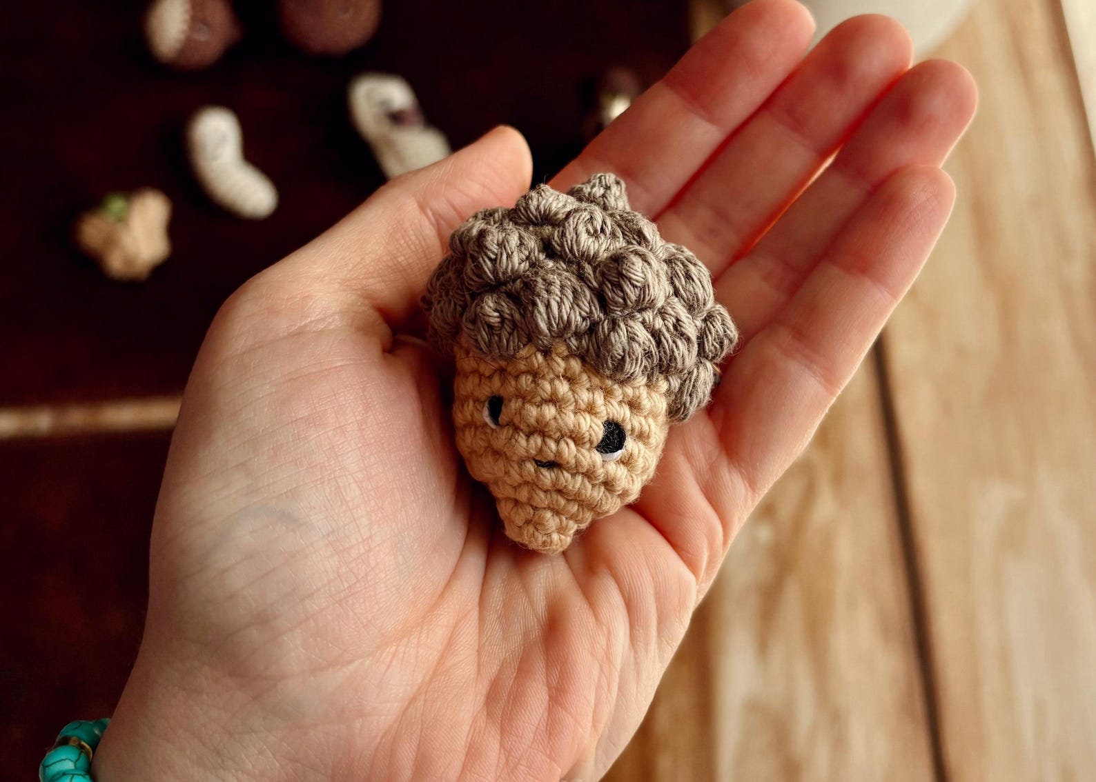 Crochet Nut Plushies in Snack Bag: Almond, Hazelnut, Peanut, Pistachio ...
