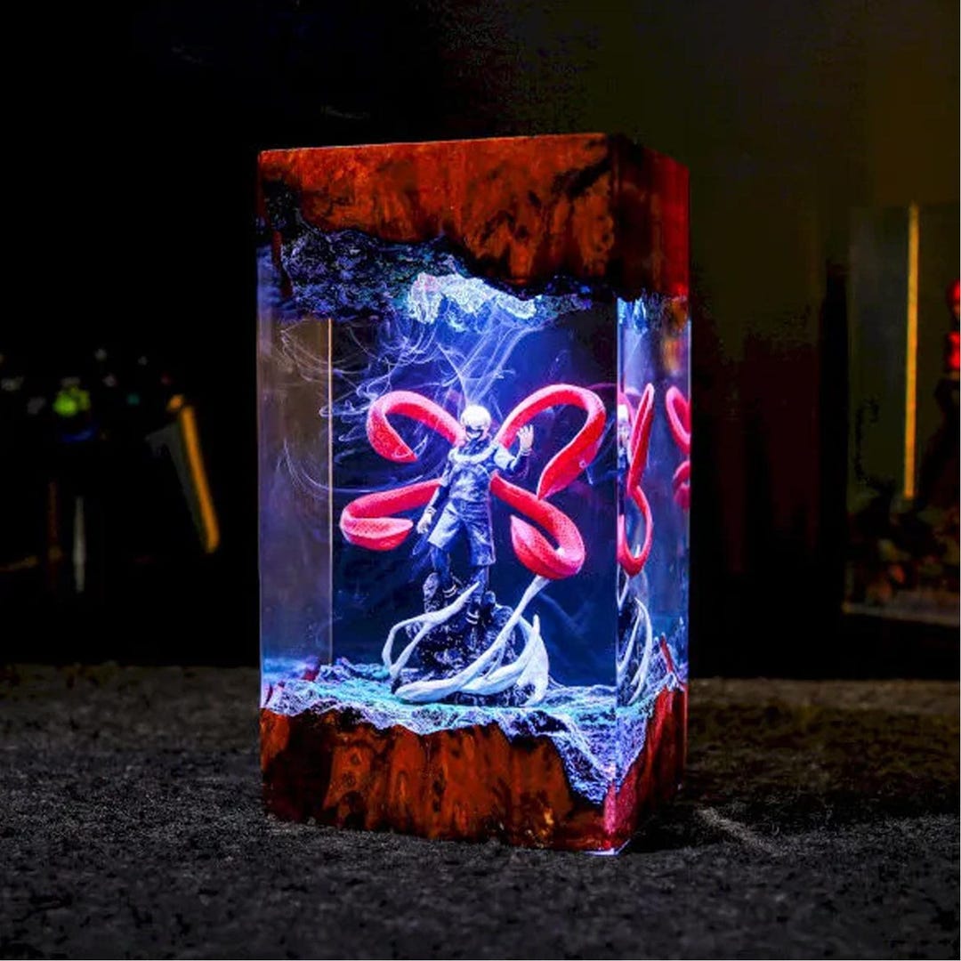 Ken Kaneki Tokyo Ghoul Japanese Resin Lamp, A Unique LED Movie Night ...
