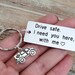 Personalized Drive Safe Keychain, Engraved EMT Crew Keyring, Paramedic ...
