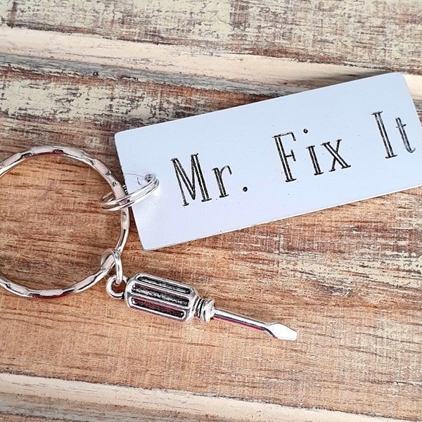Handyman Keychain - Etsy