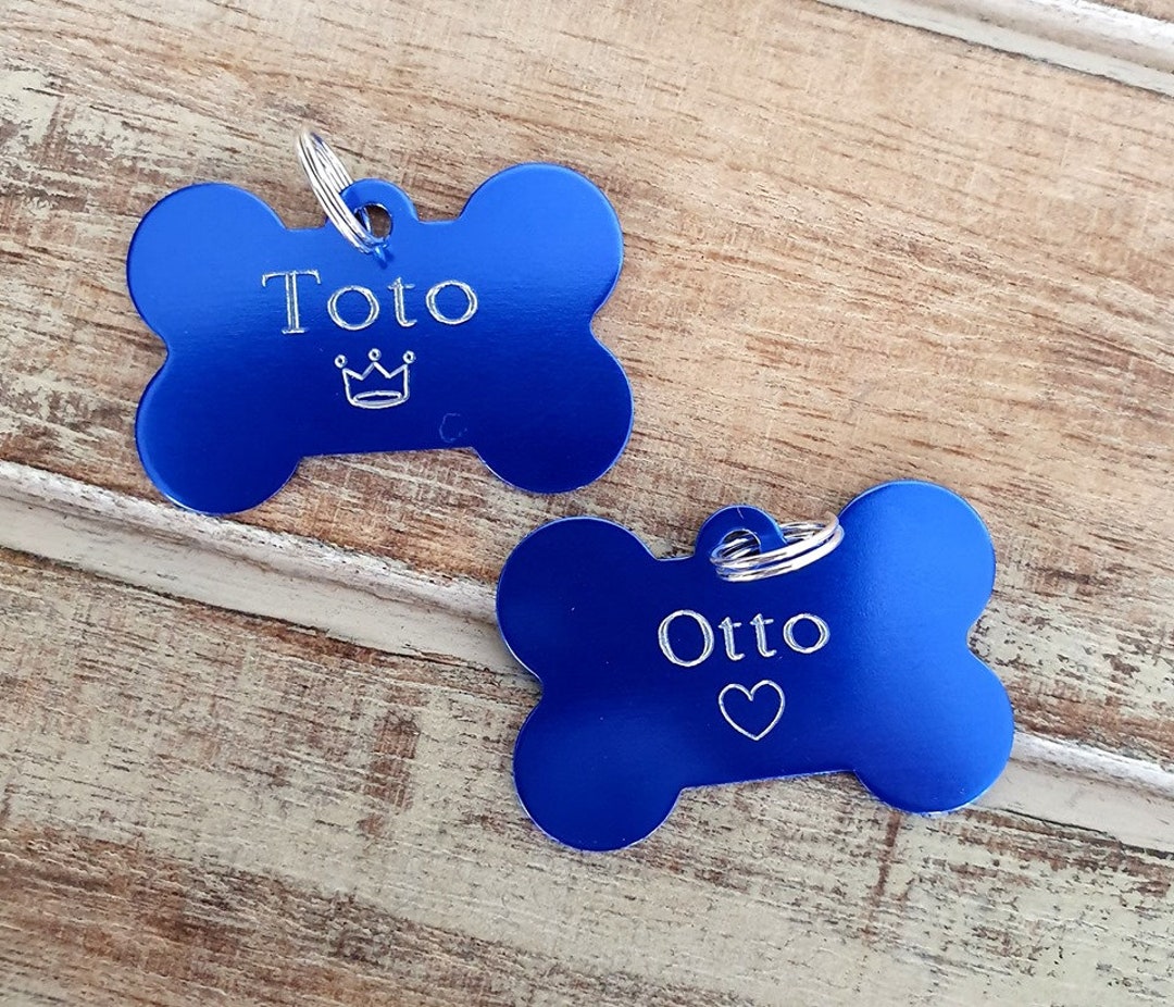 Pet Id Tag, Dog Tag, Personalized, Engraved Tag, Id for Animals, Tag ...