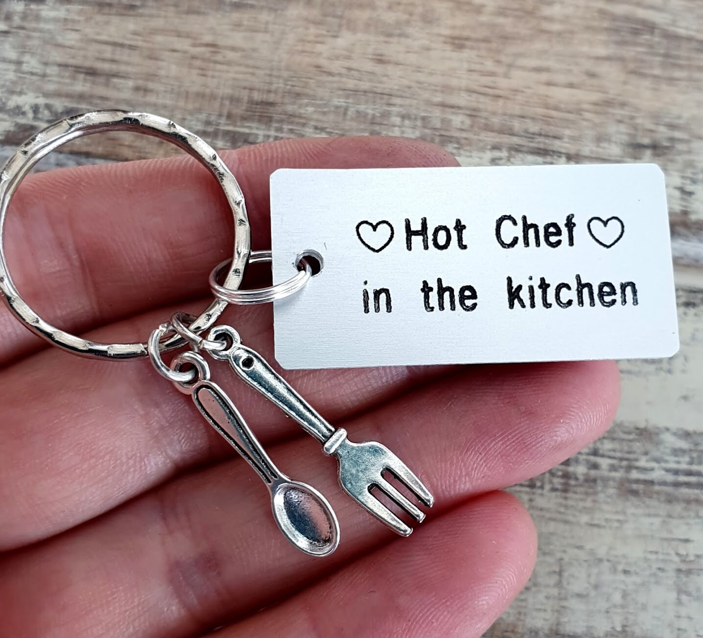Hot Chef in the Kitchen Keychain Personalized Engraved - Etsy