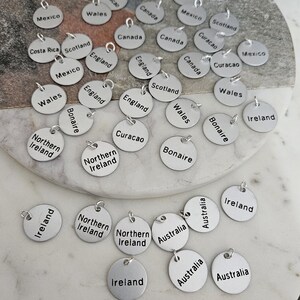 Country Charm Coin for the Personalized Travel Token Keychain, 1 Piece ...
