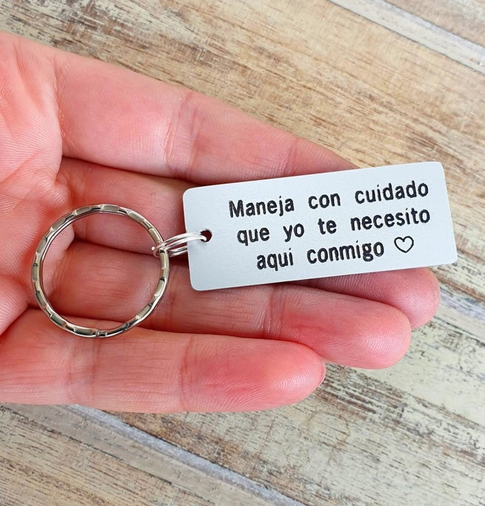 Maneja Con Cuidado Llavero Personalized Drive Safe Custom | Etsy