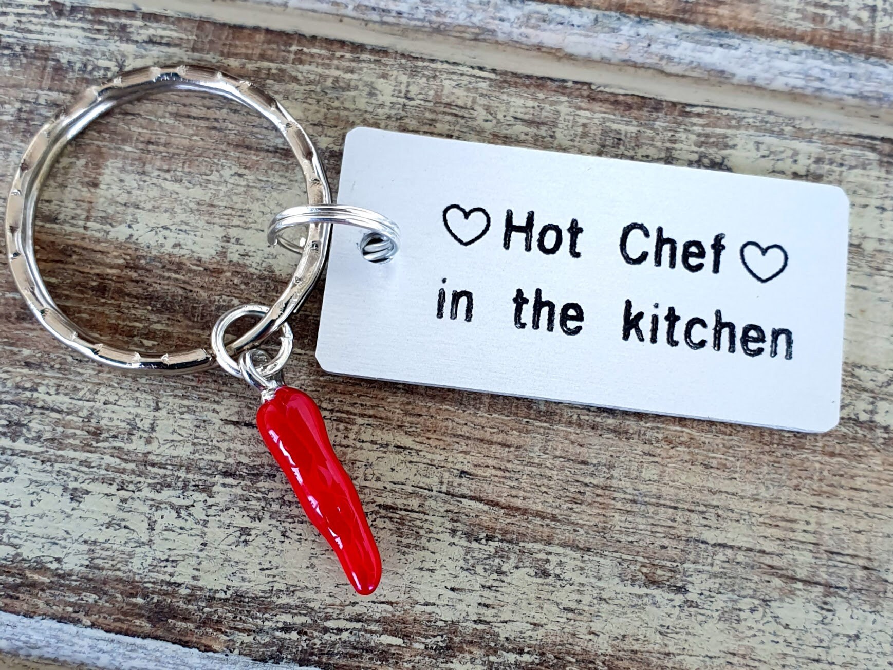 Hot Chef in the Kitchen Keychain Personalized Engraved - Etsy