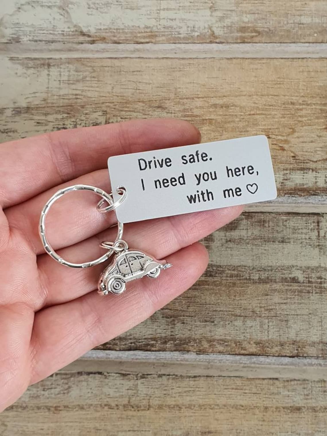 Drive Safe Keychain Personalized Keychain Car Charm Couples - Etsy