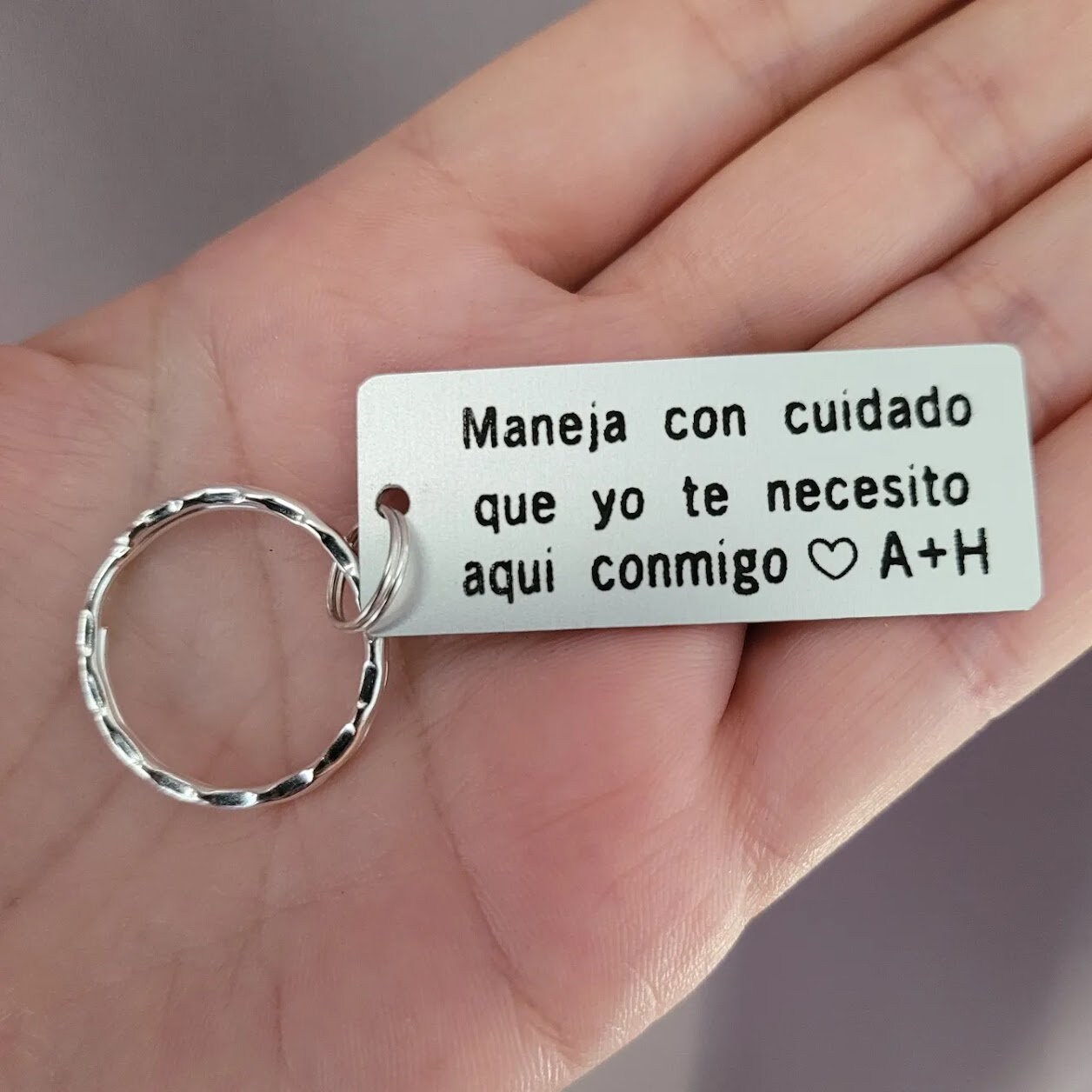 Maneja Con Cuidado Llavero Personalized Drive Safe Custom - Etsy