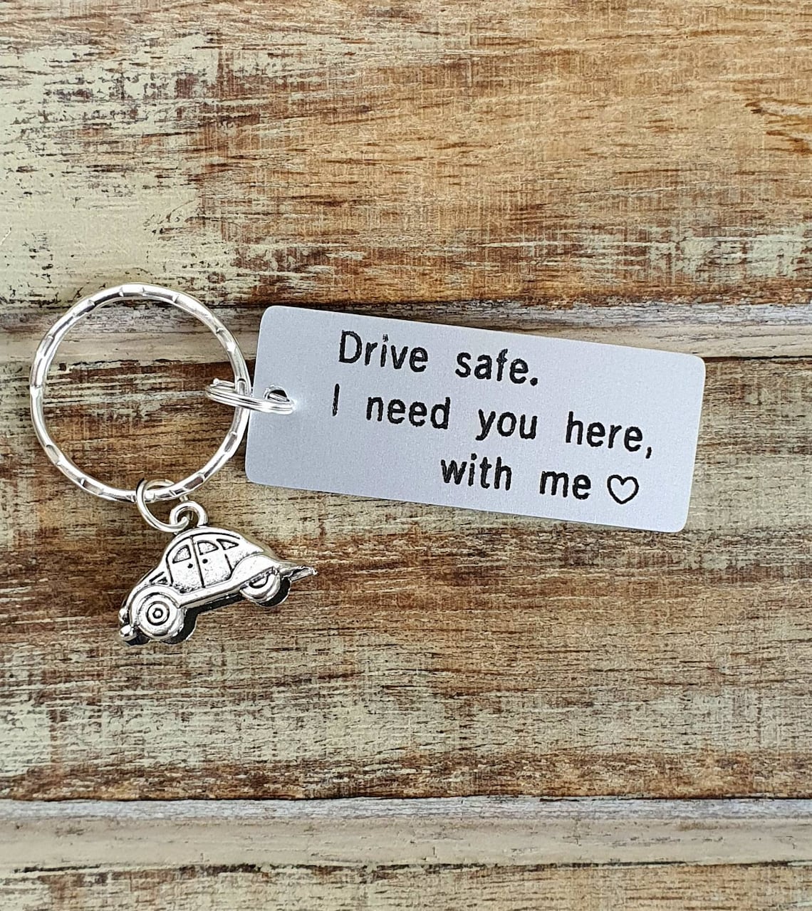 Drive Safe Keychain Personalized Keychain Car Charm Couples - Etsy