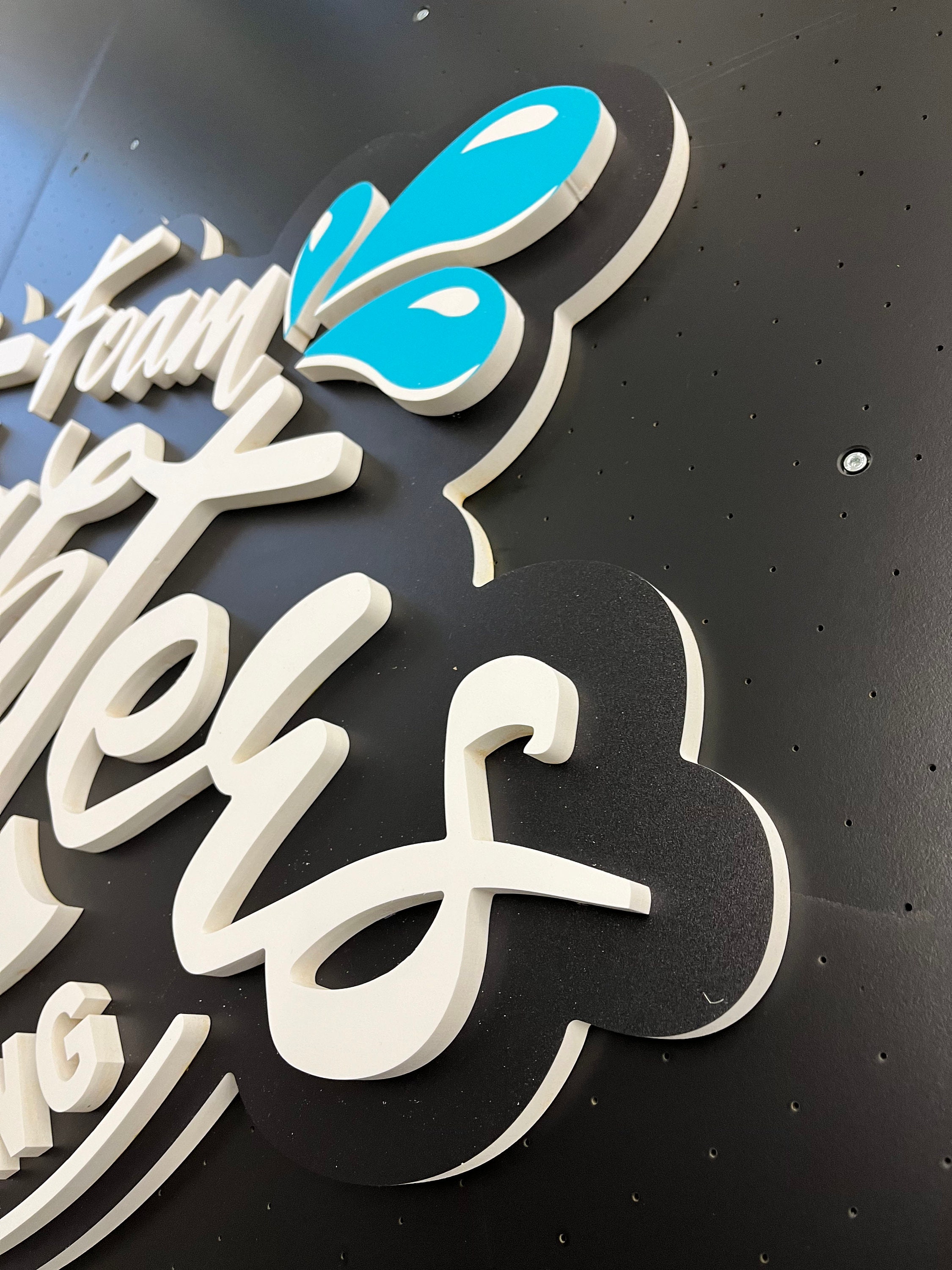 3D Custom Sign, Company Logo, Custom Design Business Sign, Reception ...