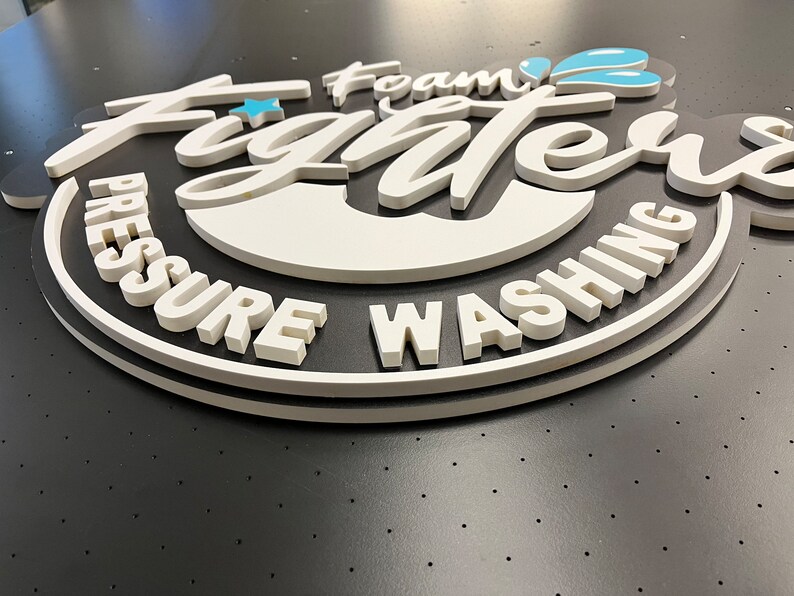 3D Custom Sign, Company Logo, Custom Design Business Sign, Reception ...