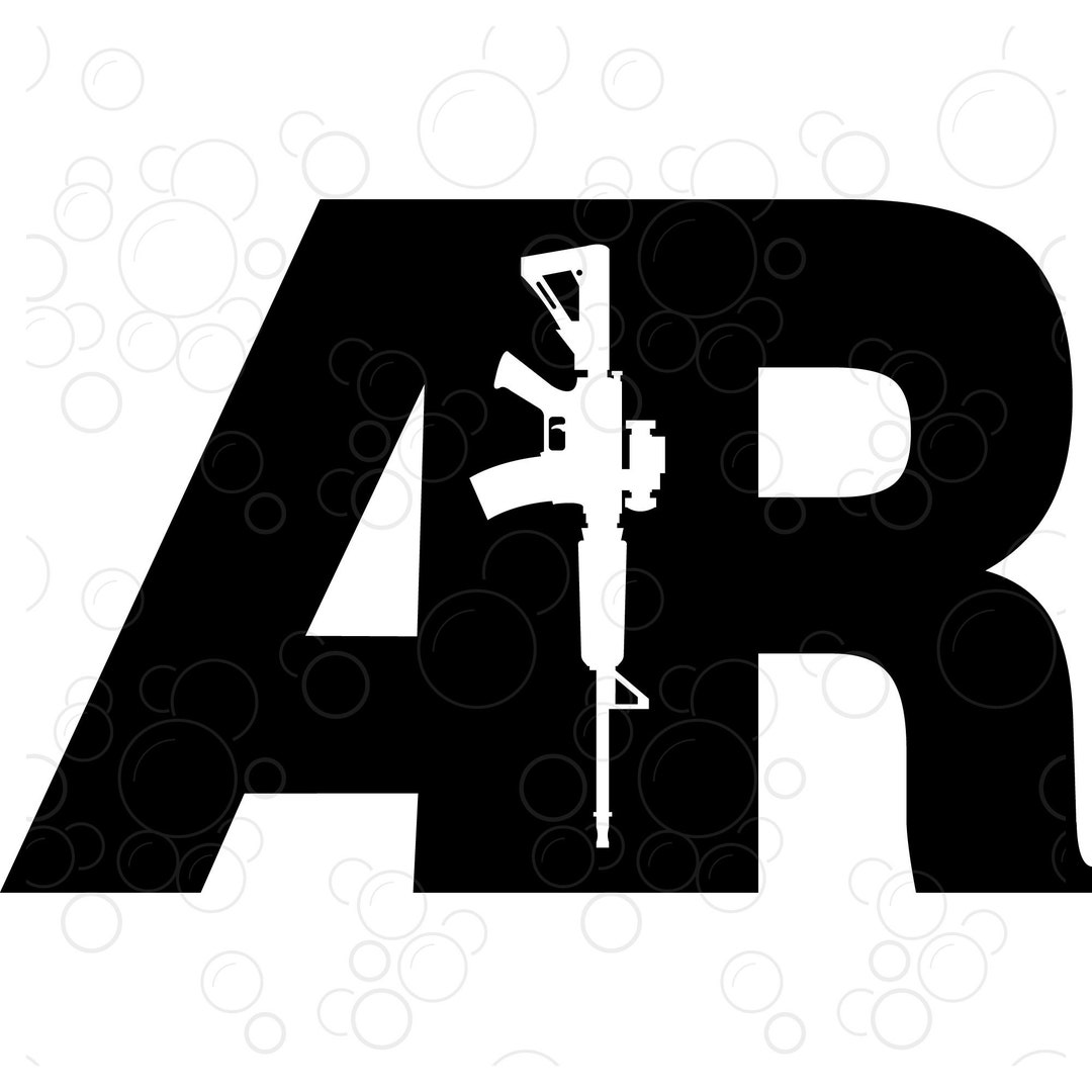 AR-15 Gun SVG, AR15 Rifle Cutting File, AR-15 Gun Png, Cutting File for ...