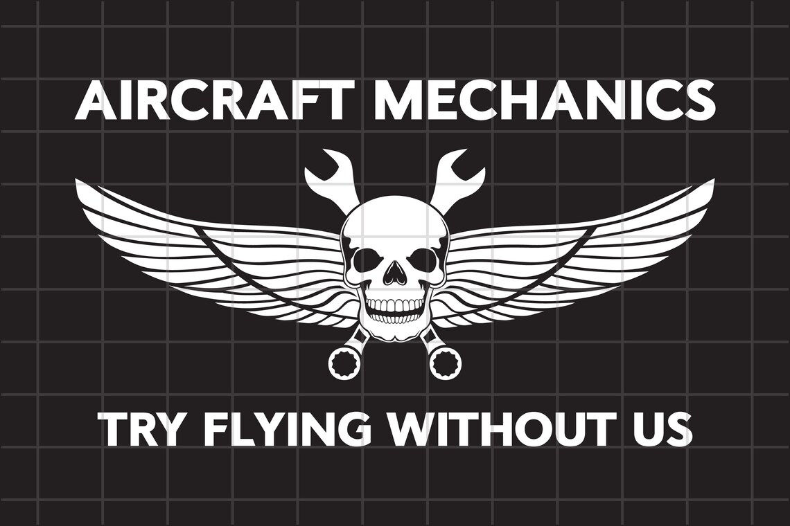 Aircraft Mechanics SVG Cut File for Silhouette Cricut - Etsy