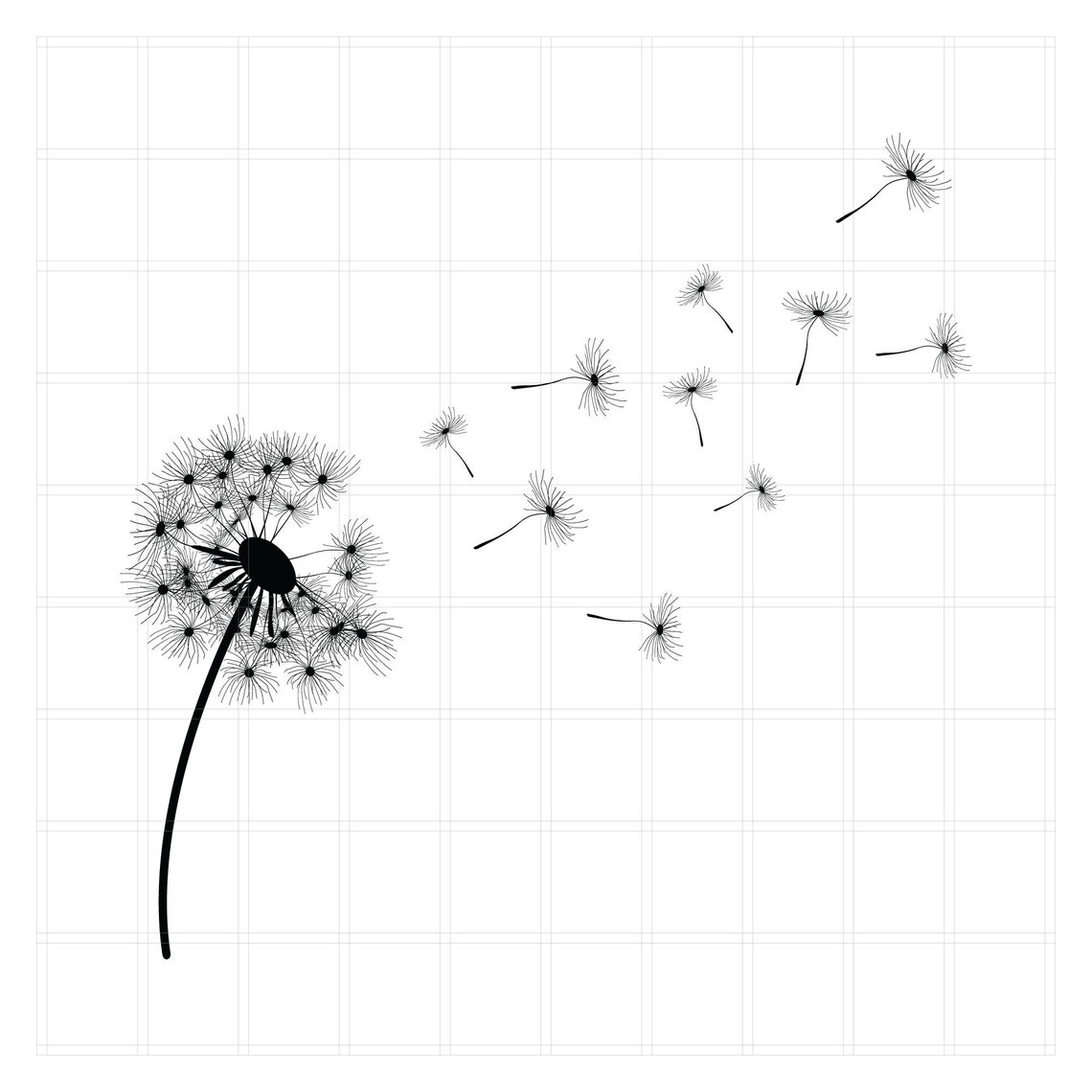 Cute Dandelion Flower SVG, Dandelion Svg, Garden Plant Clipart. - Etsy