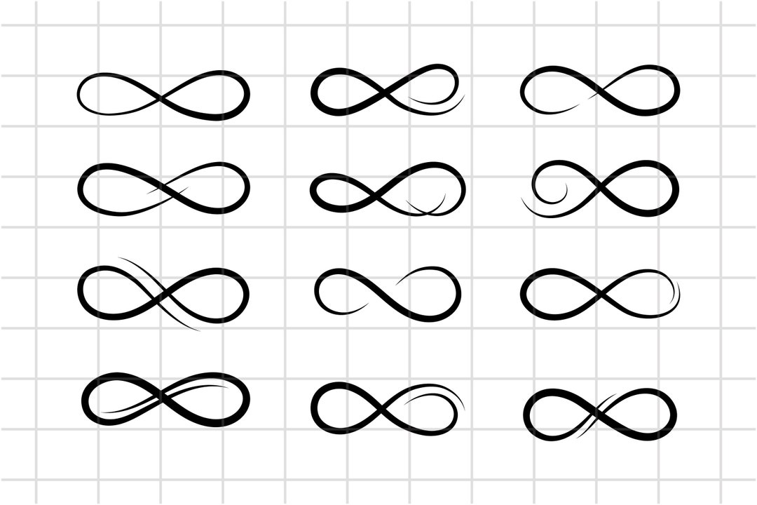 Infinity Symbol Hand Drawn Infinity Sign SVG Cut File - Etsy