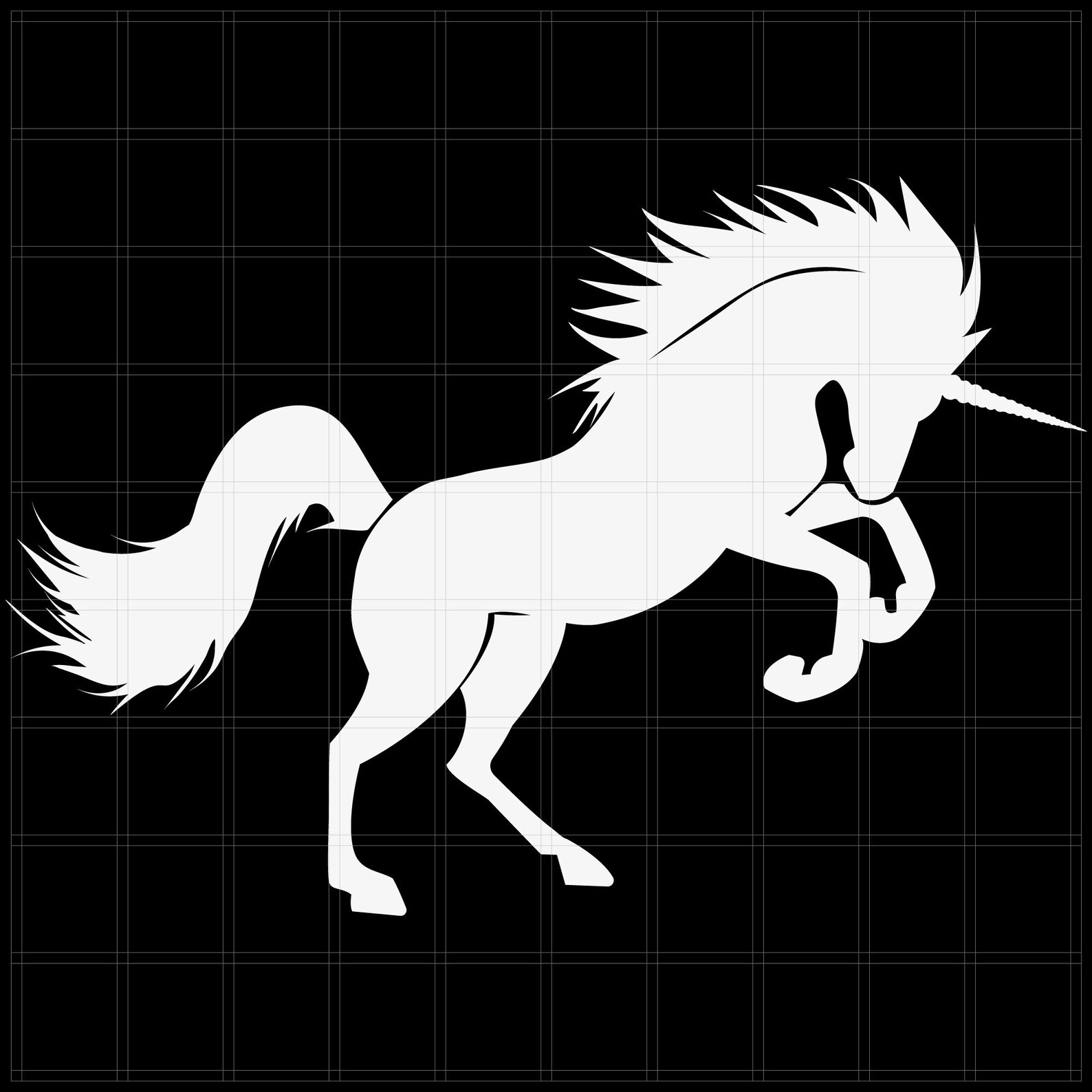 Unicorn Silhouette Svg Unicorn Svg Magical Unicorn Unicorn Etsy