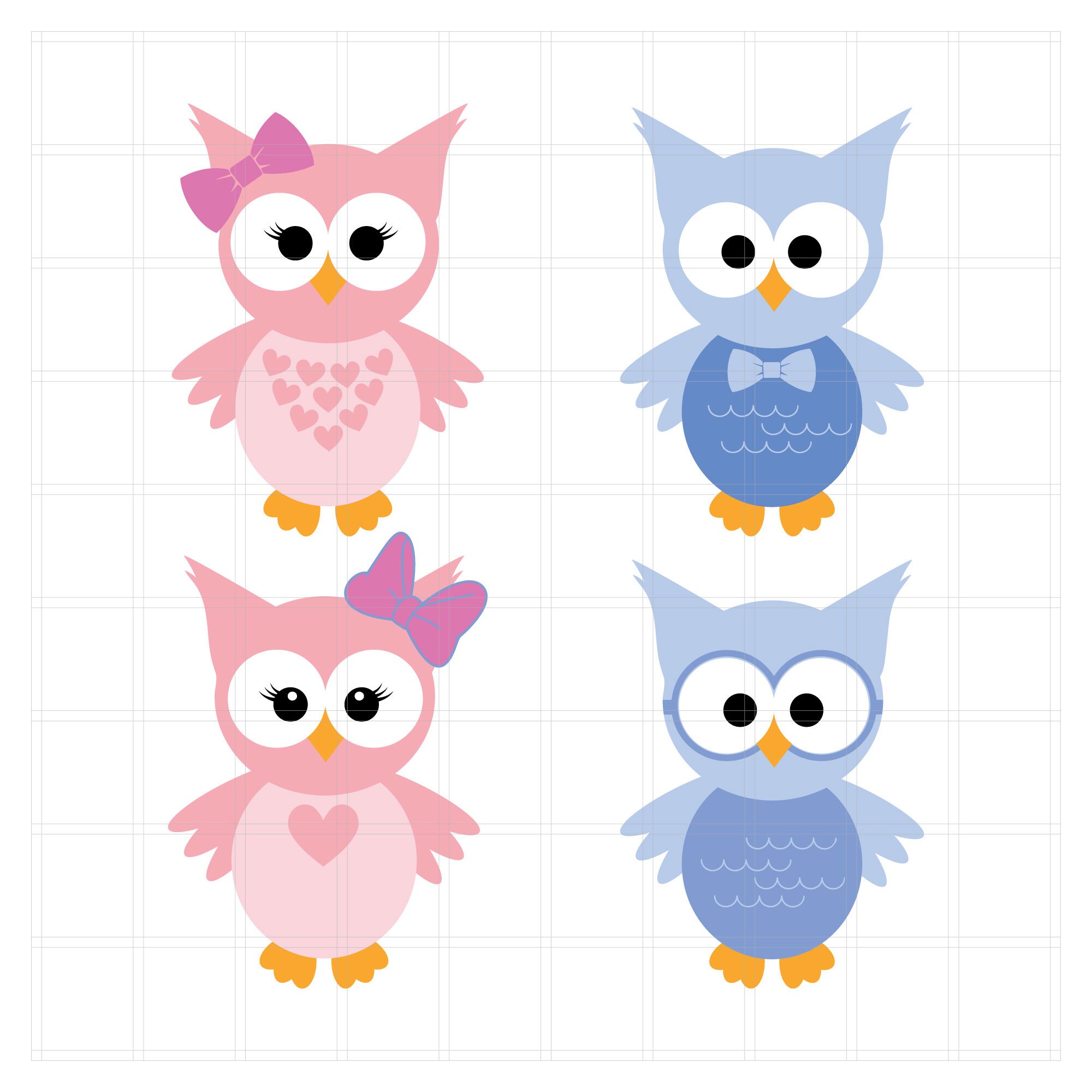 Baby Girl Owl Clip Art
