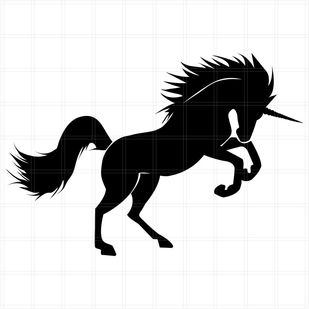 Unicorn Silhouette Svg Unicorn Svg Magical Unicorn Unicorn Etsy