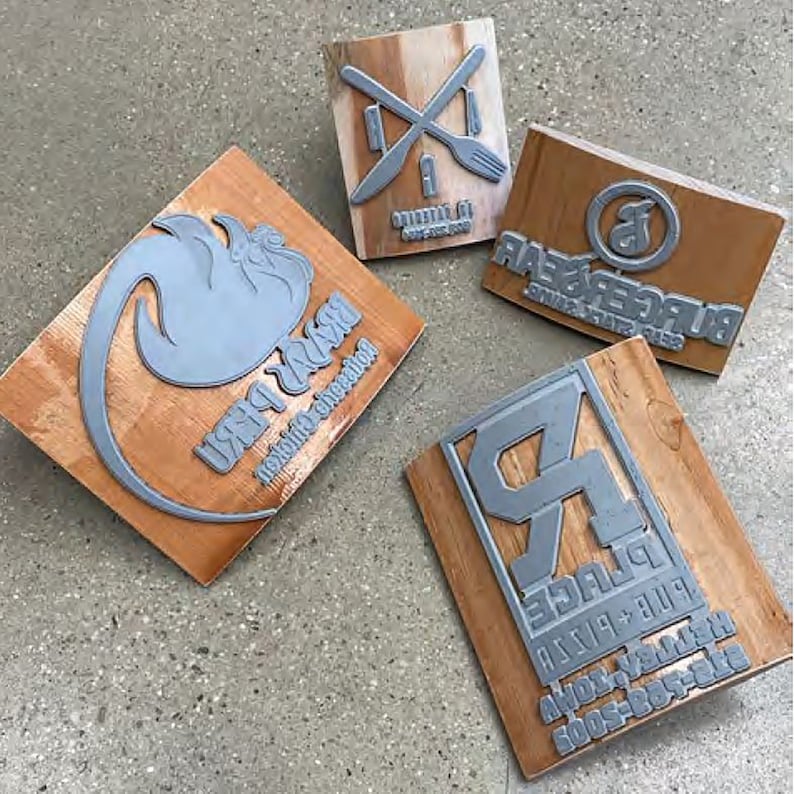 4 X 15 Rocker Mount Custom Rubber Stamp - Etsy