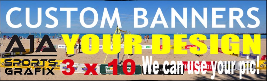 Custom Mesh Banner 10ft X 3ft Full Color Custom Printed Banner Full Kit ...