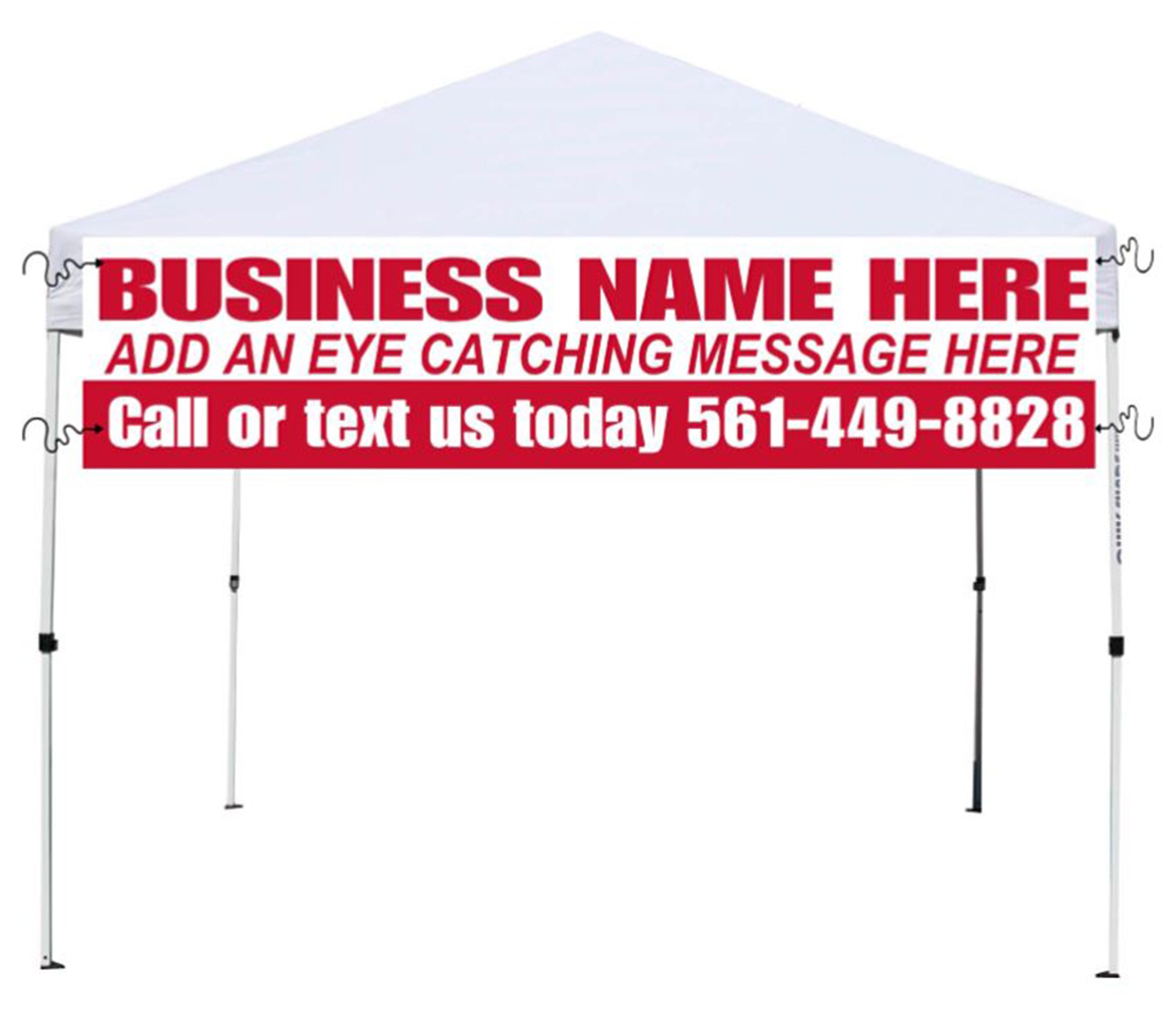 Canopy Mesh Banner 9ft X 2ft Full Color Custom Printed Banner - Etsy