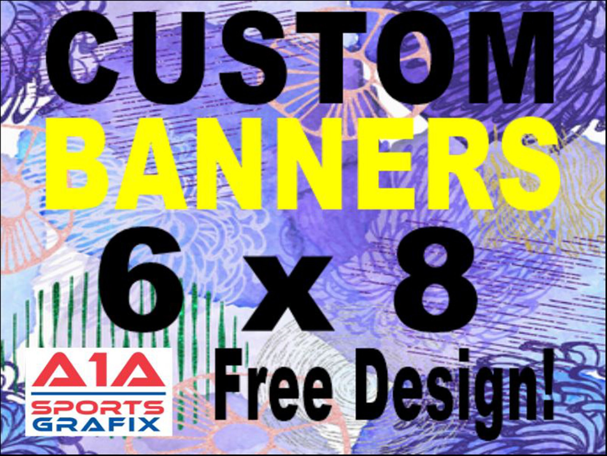 Custom Mesh Banner 8ft X 6ft Full Color Custom Printed Banner - Etsy