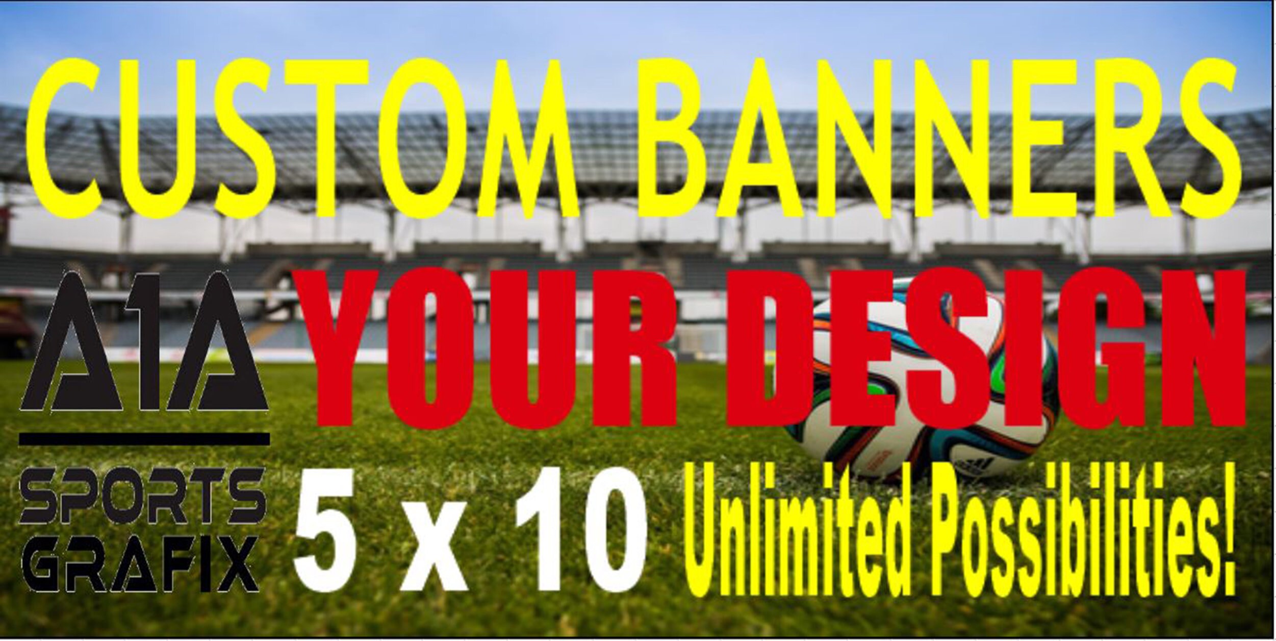 Custom Vinyl Banner 10ft x 5ft Full Color Custom Printed | Etsy