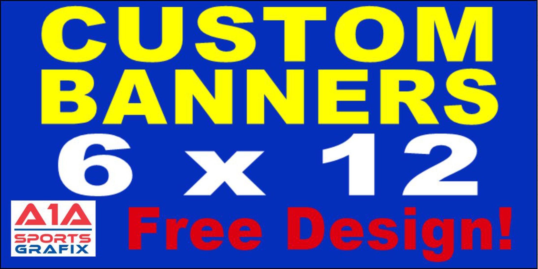 Custom Vinyl Banner 12ft X 6ft Full Color Custom Printed - Etsy