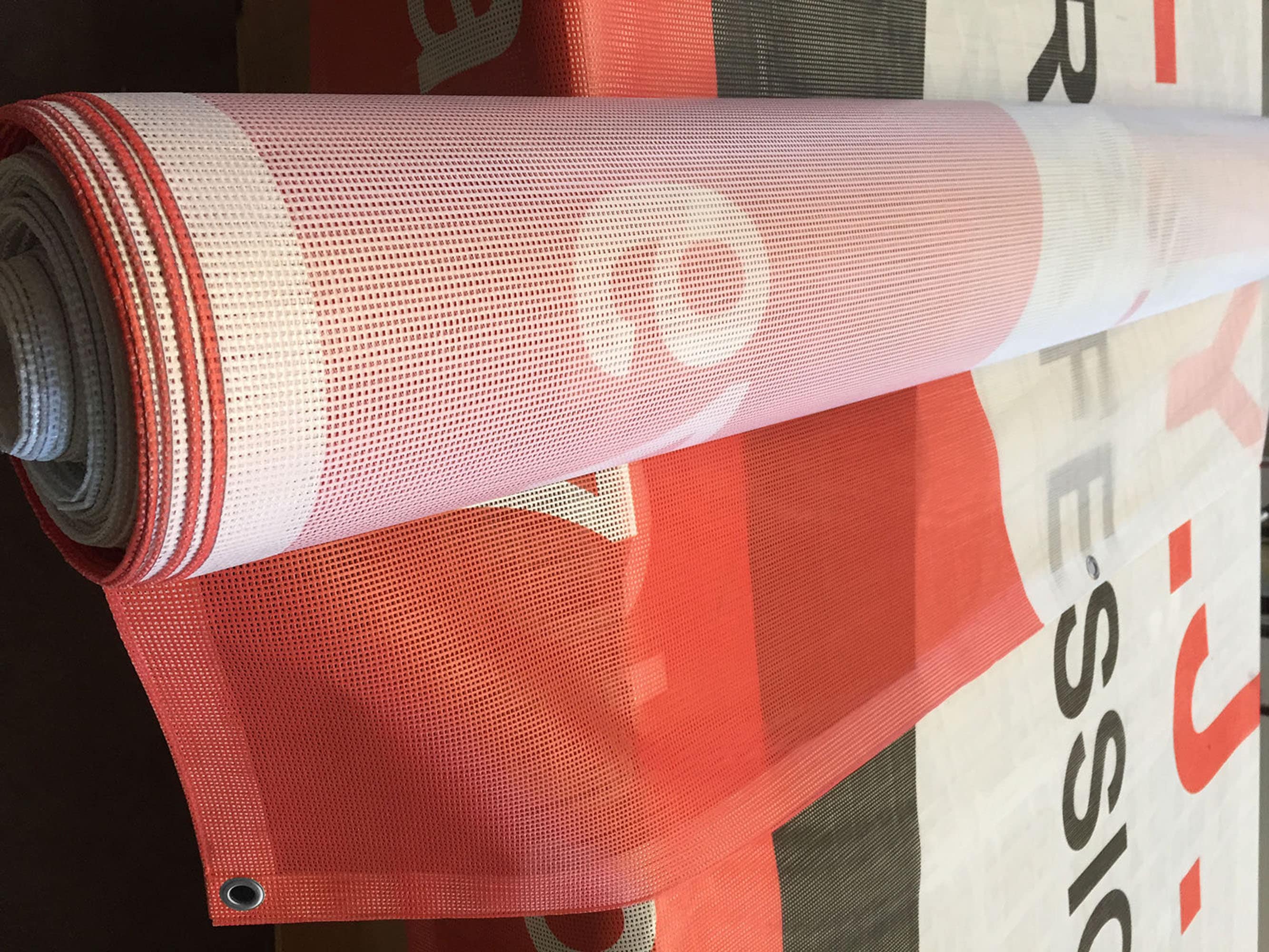 Tent Banner 10ft X 1ft Full Color Custom Printed Mesh Banner Full Kit ...