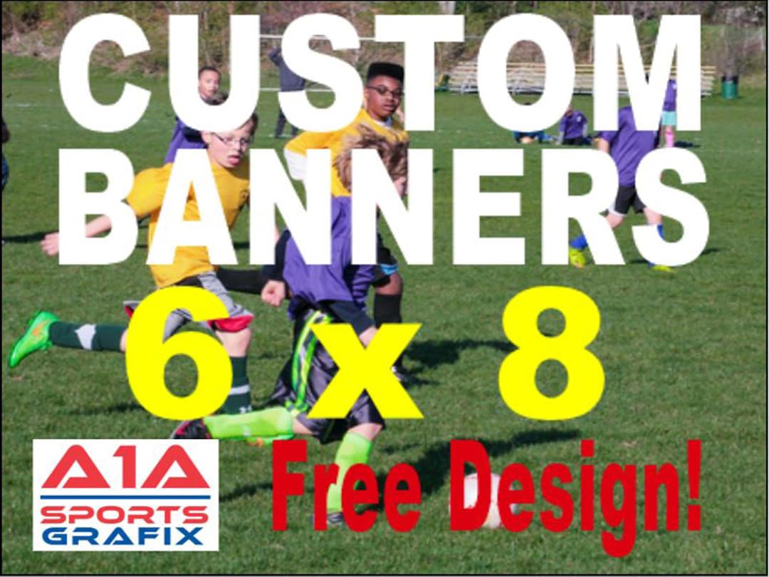 Custom Mesh Banner 8ft X 6ft Full Color Custom Printed Banner Full Kit ...