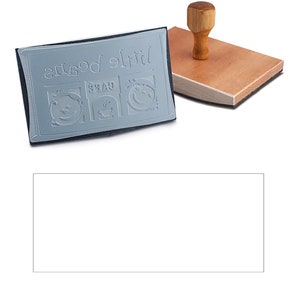 6" X 12" Rocker Mount Custom Rubber Stamp - Etsy