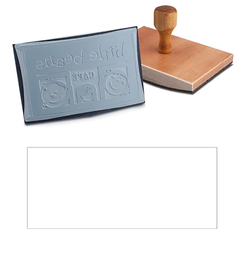 6" X 13" Rocker Mount Custom Rubber Stamp - Etsy