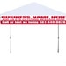 Canopy Vinyl Banner 9ft X 1ft Full Color Custom Printed Banner Full Kit ...