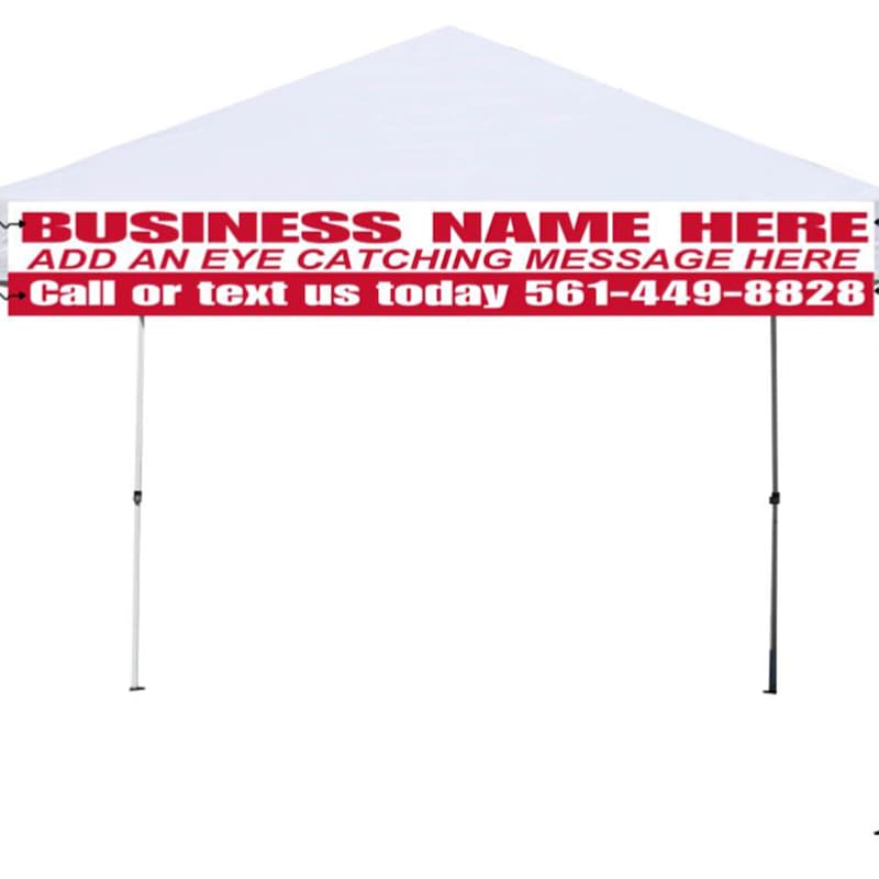 Vendor Tent Banner - Etsy