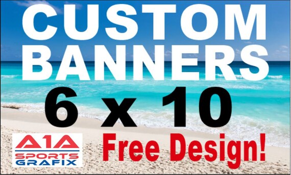 Custom Mesh Banner 10ft X 6ft Full Color Custom Printed Banner | Etsy