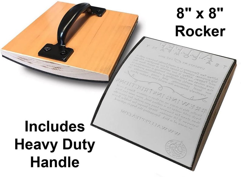 8 X 8 Rocker Mount Custom Rubber Stamp | Etsy