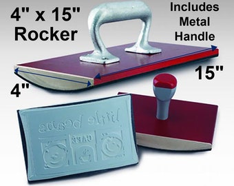 8 X 8 Rocker Mount Custom Rubber Stamp | Etsy