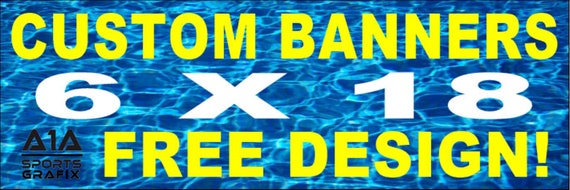 Custom Mesh Banner 18ft x 6ft Full Color Custom Printed Banner | Etsy