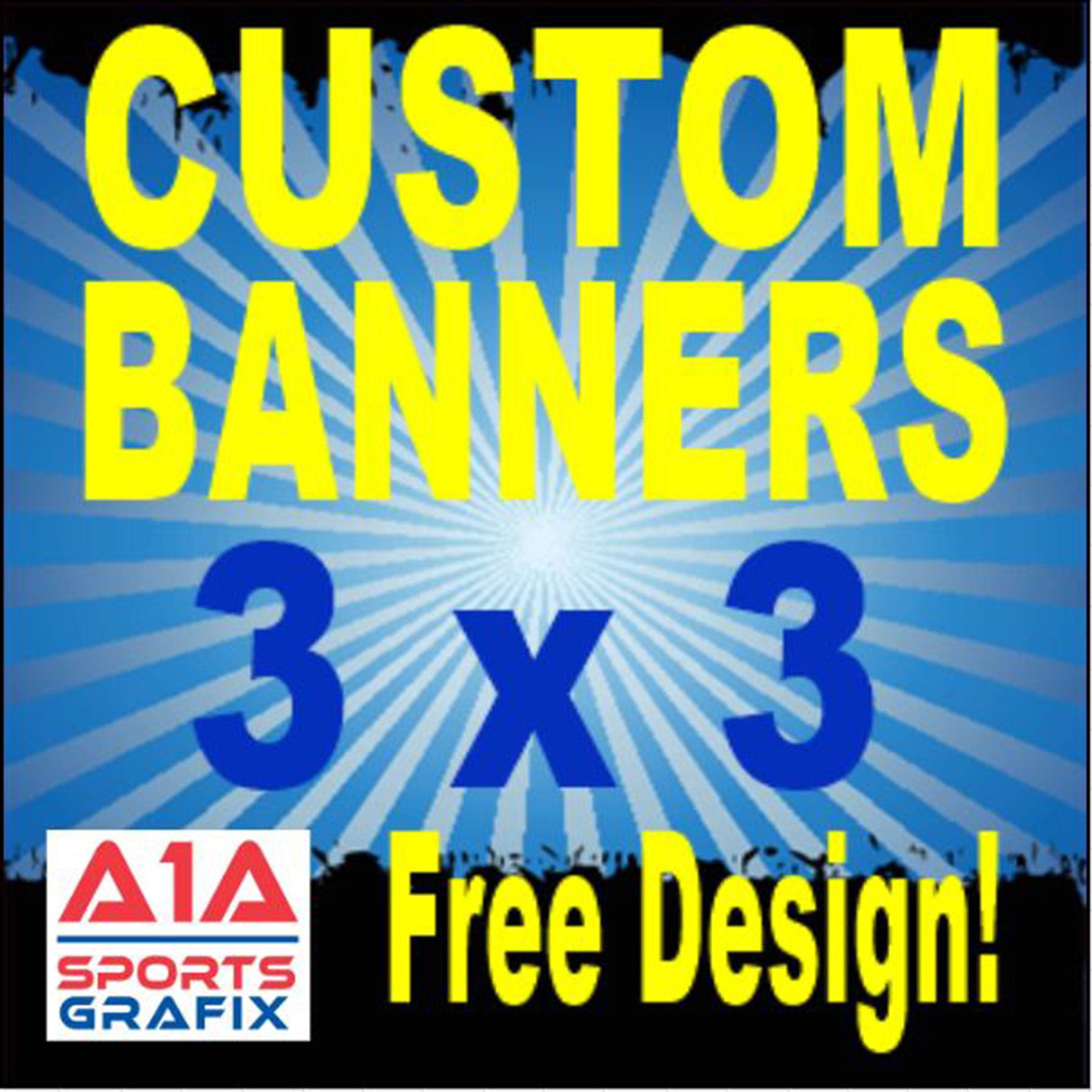 Custom Vinyl Banner 3ft X 3ft Full Color Custom Printed Banner - Etsy