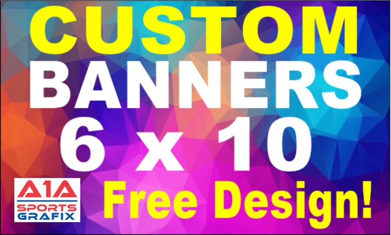 Custom Mesh Banner 10ft X 6ft Full Color Custom Printed Banner - Etsy
