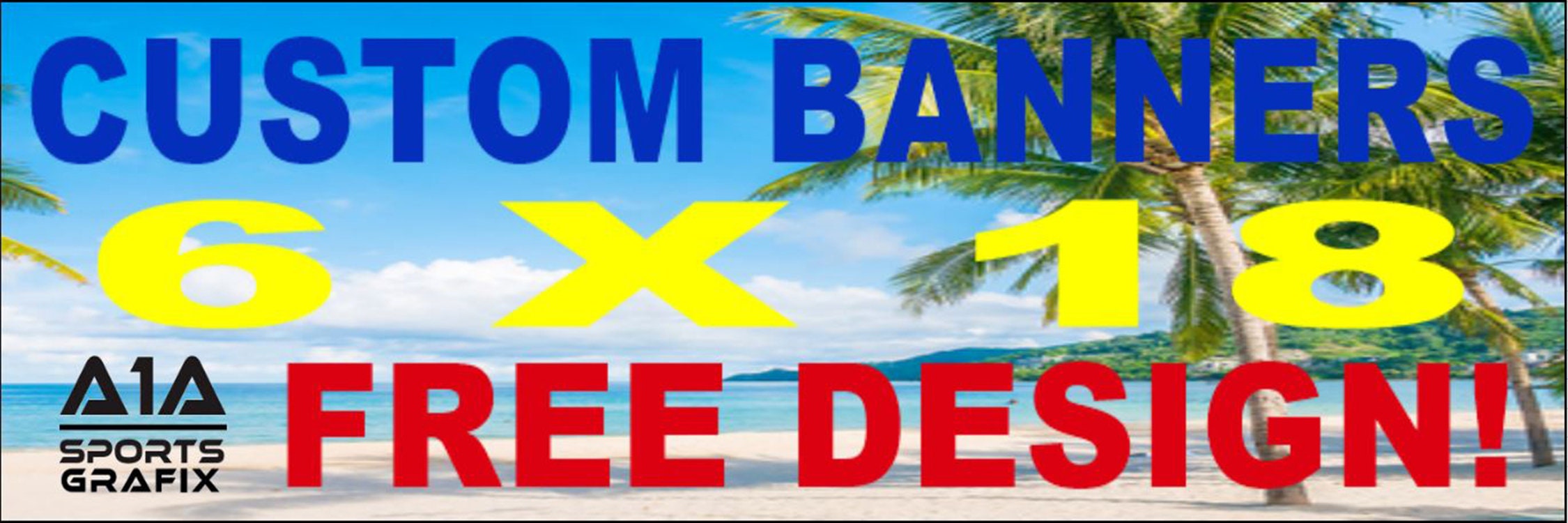 Custom Vinyl Banner 18ft X 6ft Full Color Custom Printed | Etsy