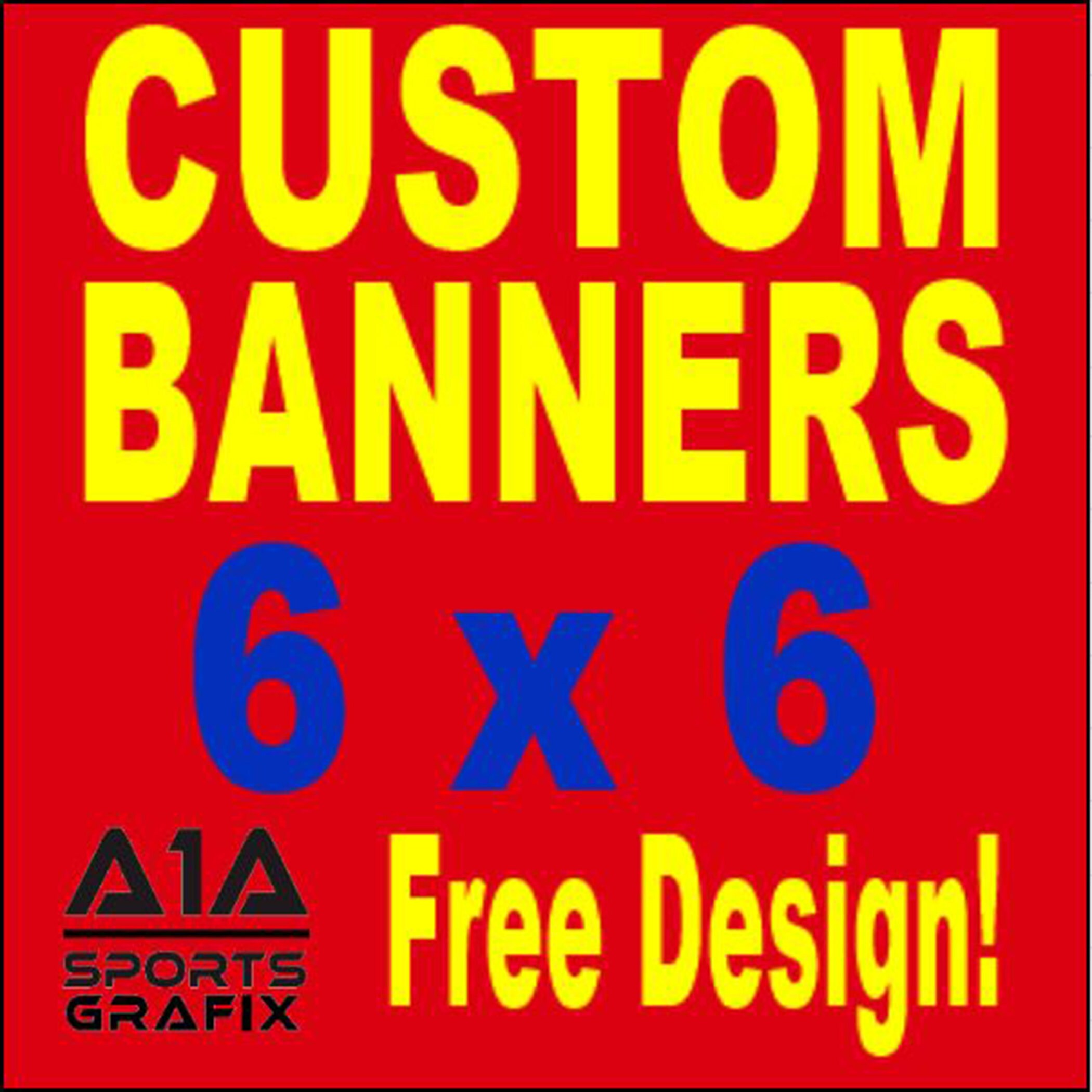 Custom Mesh Banner 6ft x 6ft Full Color Custom Printed Banner | Etsy