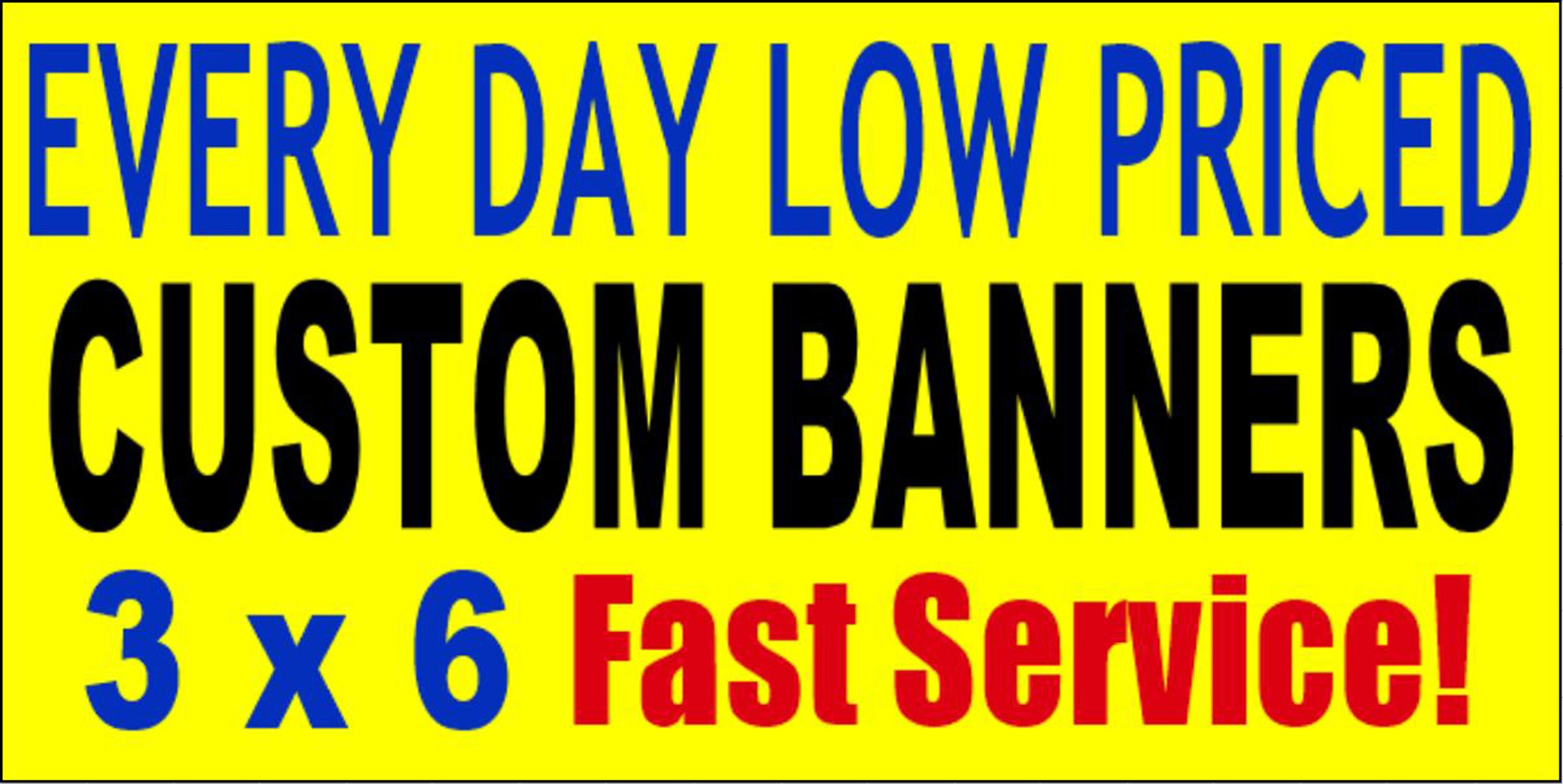 Custom Mesh Banner 6ft X 3ft Full Color Custom Printed Banner Full Kit ...