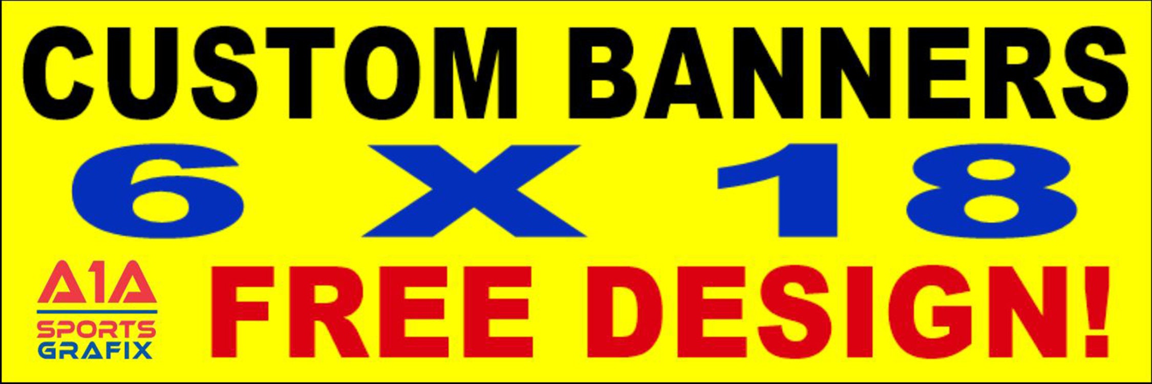 Custom Vinyl Banner 18ft X 6ft Full Color Custom Printed | Etsy
