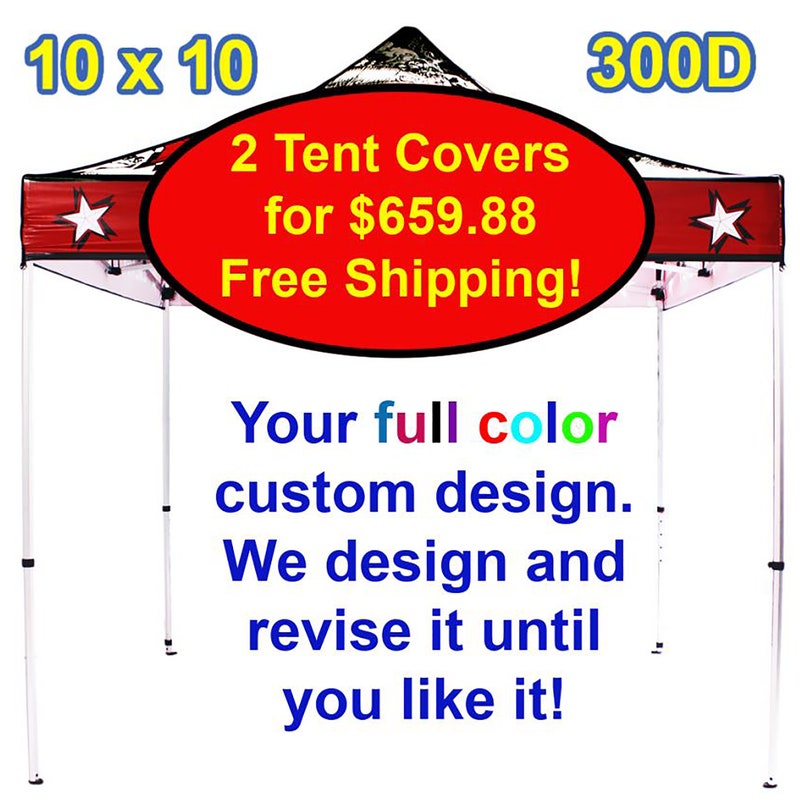 10x10 Custom Tent Cover - Etsy