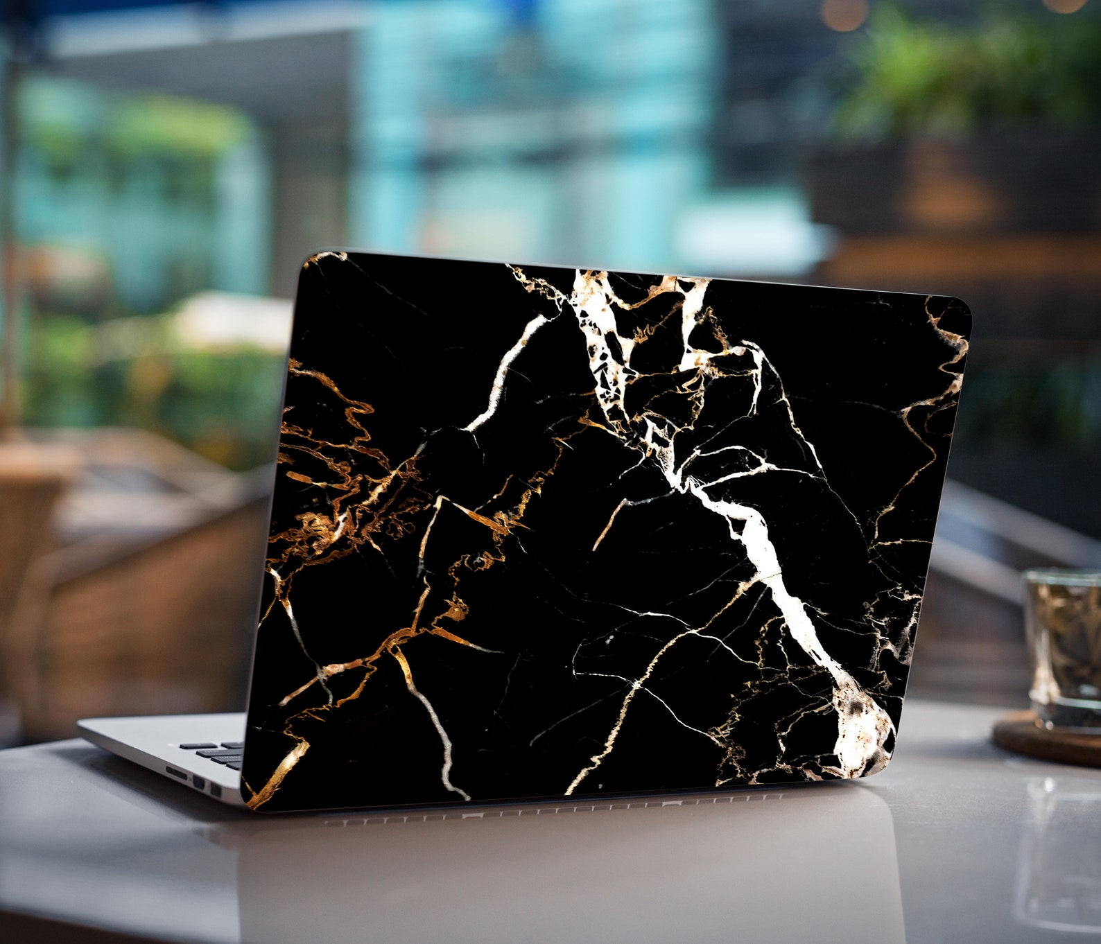 Dark Marble Mineral Laptop Skins HP Lenovo Computer Decals - Etsy