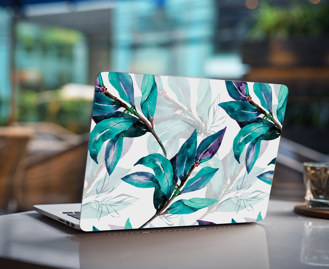 Green Leaves Skins Laptop Hp Lenovo Asus Pattern Stickers Notebook ...