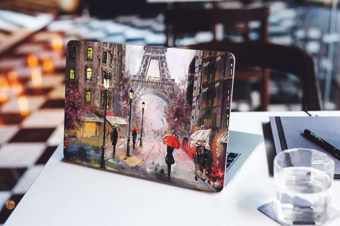 Paris Laptop Skins Chromebook HP Surface Eiffel Tower Vinyl Decal Dell ...