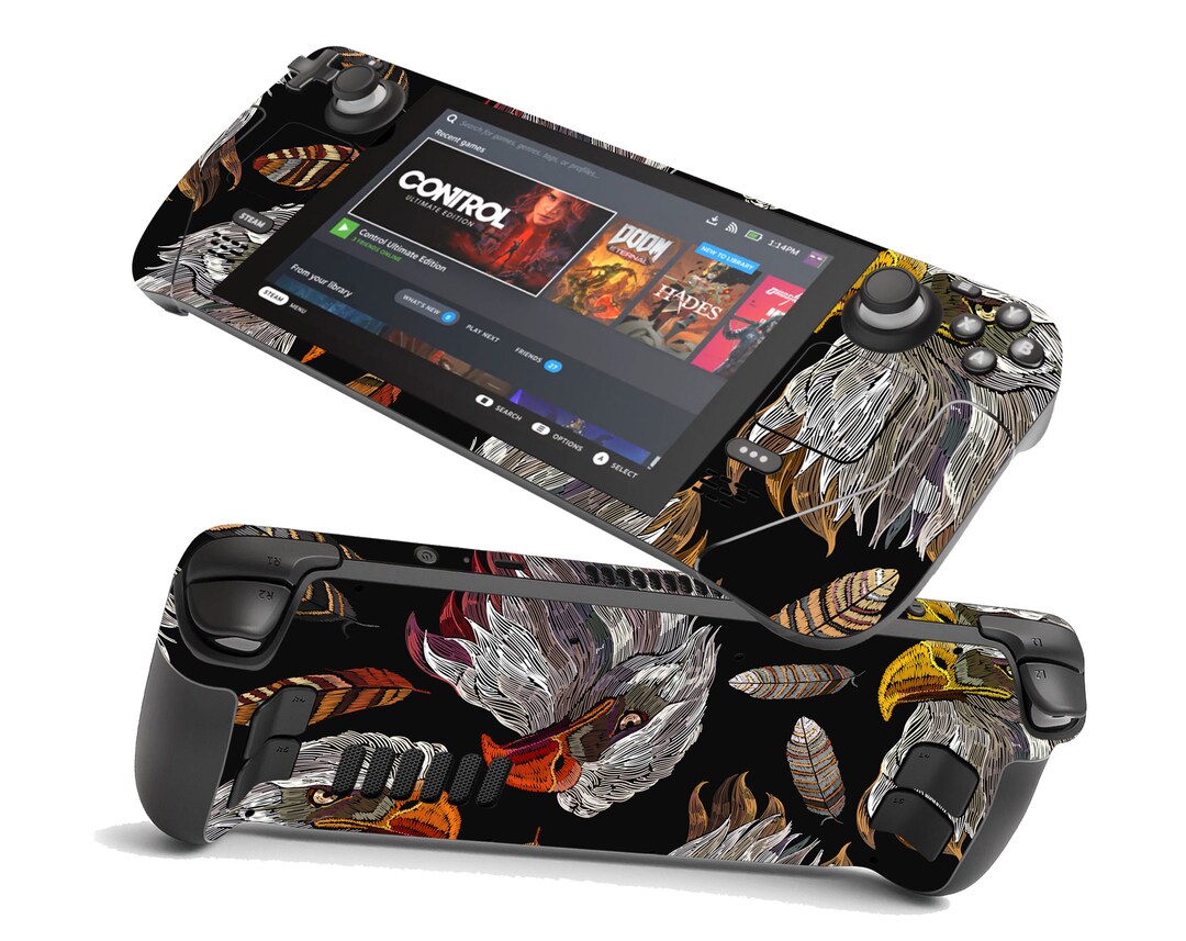 Steam Deck Skins Wrap Falcon Decal Protect Steam Deck Valve Console ...